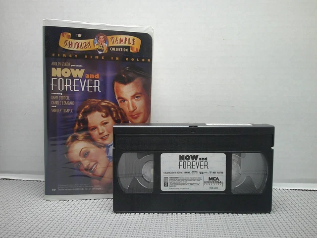 NOW AND FOREVER (VHS,1996,Clamshell) Gary Cooper, Carole Lombard, Shirley Temple £9.56 - PicClick UK