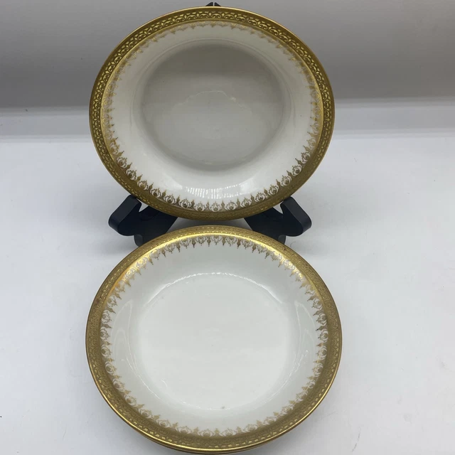 ANTIQUE LIMOGES FRANCE Coronet China c.1906-1920-small Berry Bowls X 4 ...