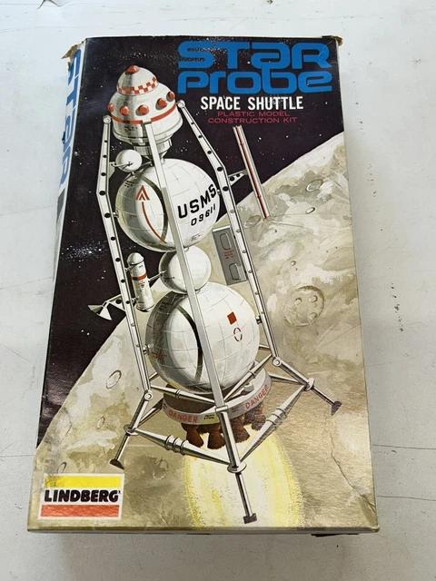 RARE VINTAGE LINDBERG Space Shuttle Model Kit Unbuilt £40.00 - PicClick UK