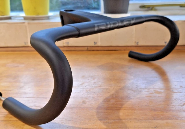 NEW RIDLEY FORZA 4ZA Aero N1 Carbon Integrated Handlebar / Stem 110mm x ...