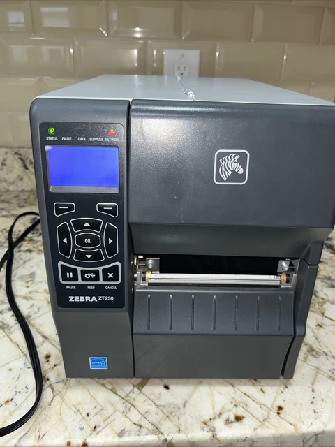 ZEBRA ZT230 DT/THERMAL Label Printer USB Serial Ethernet ZT23042 ...