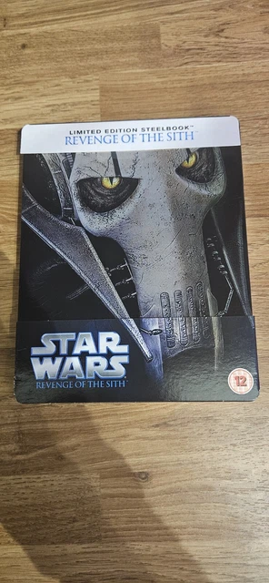 STAR WARS EPISODE 3 III Revenge Of The Sith Steelbook Edition Blu Ray ...