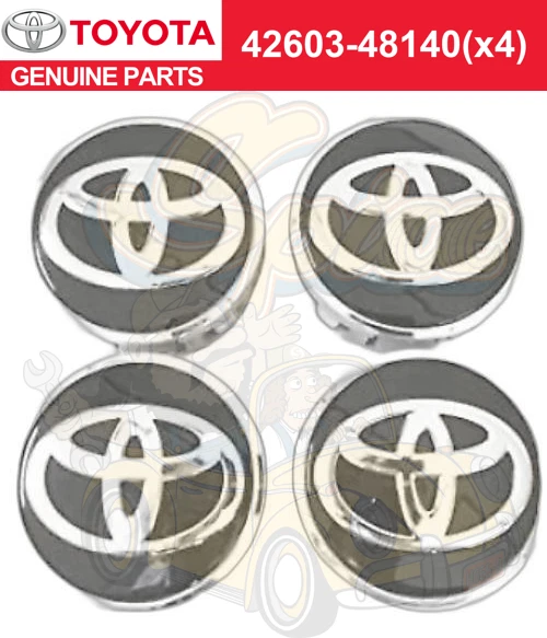 TOYOTA GENUINE WHEEL Center Cap 42603 - 48140 x 4 EUR 91,00 - PicClick FR