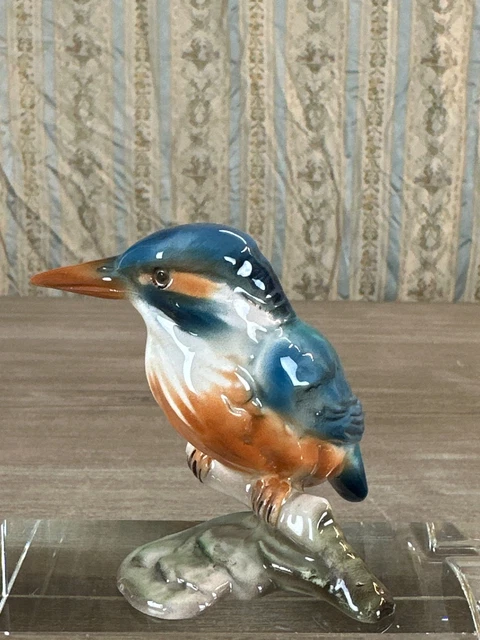 VINTAGE GERMAN PORCELAIN Bird On A Mound 1950 Style KARL ENS £44.47 ...