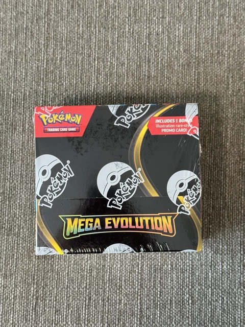 POKÉMON MEGA EVOLUTION Enhanced Booster Display Box (36 Packs & 1 Promo ...