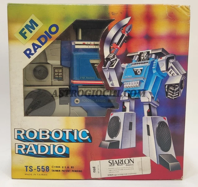 TRANSFORMERS RADIO ROBOT Bootleg Ko Soundwave Starlon Vintage 1984 New ...