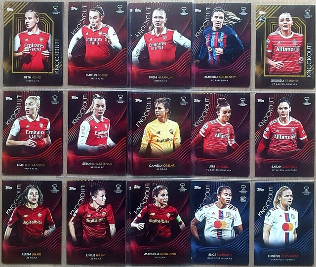 TOPPS UEFA WOMEN’S Champions League Knockout 2022-23 - Pick your Card ... TOPPS UEFA WOMEN’S Champions League Knockout 2022-23 - Pick your Card ...