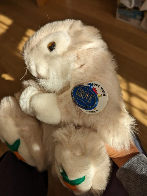 GROVE INTERNATIONAL BUNNY Rabbit Bear. Teddy Bear Rabbit. Lovely Teddy ...