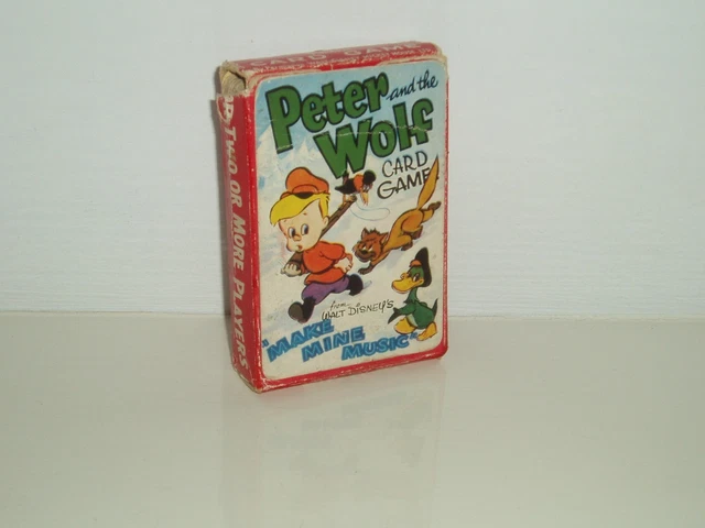 VINTAGE WALT DISNEYS "Peter and the Wolf" card game by Pepys.1947. £17. ...