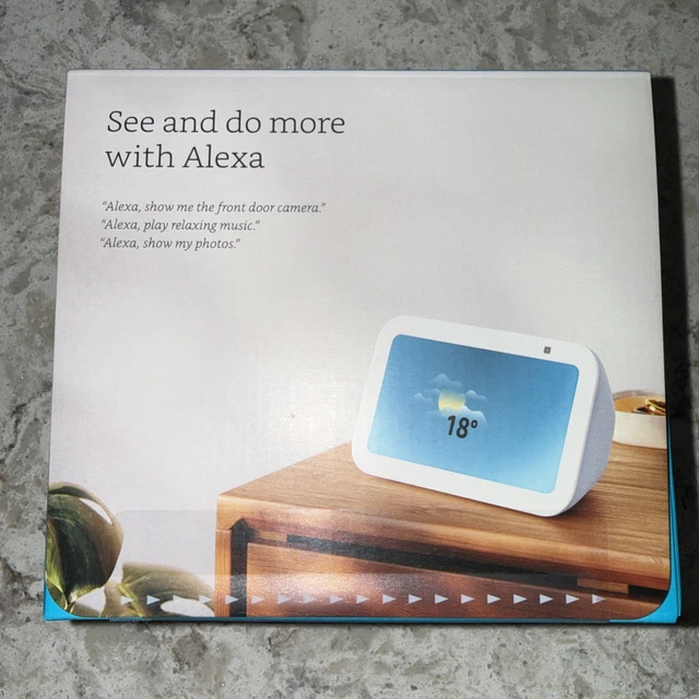 AMAZON ECHO SHOW 5 (3rd Gen.) Smart Display Speaker - Glacier White £66 ...