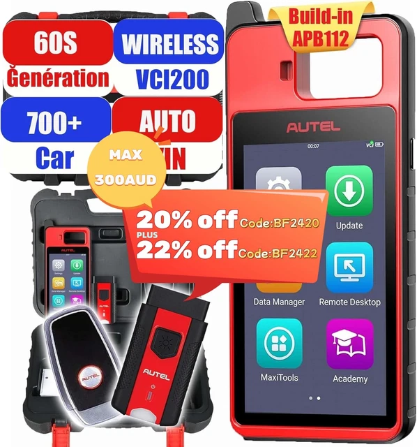 AUTEL MAXIIM KM100 Key FOB Programming Tool 2025 Newest Car Key ...