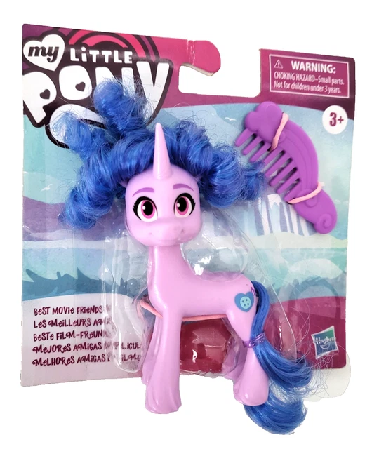 MY LITTLE PONY Best Movie Friends Izzy Moonbow Figure Vinyl Toy Purple ...