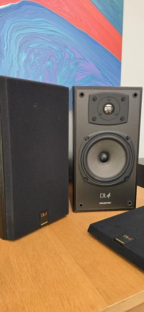 CELESTION DL4 SERIES 2 Black Speakers 8-Ohm 10-70W Prestine Condition ...