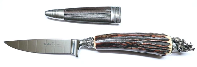 LINDER MESSER SOLINGEN Trachtenmesser mit Hirsch-Figur - Rarität EUR ...