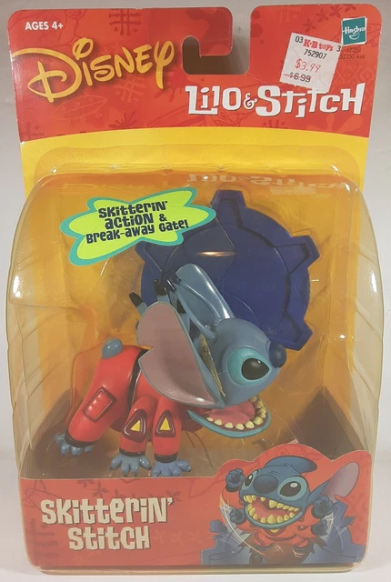 DISNEY SKITTERIN' STITCH Lilo & Stitch Movie Action Figure 2002 Hasbro ...