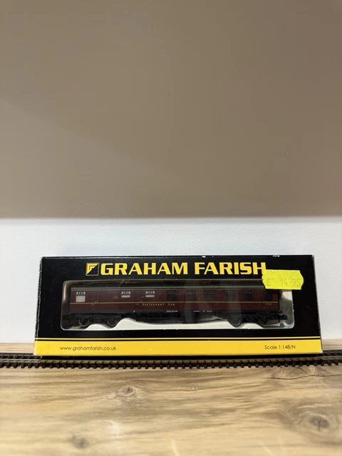GRAHAM FARISH N gauge Mark 1 Restaurant Car Coach £11.87 - PicClick UK