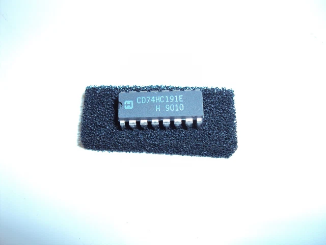 74HC191E COMPTEUR BINAIRE synchrone préréglable 4 bits haut/bas Harris ... 74HC191E COMPTEUR BINAIRE synchrone préréglable 4 bits haut/bas Harris ...