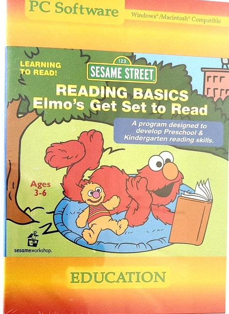 SESAME STREET PC Software Kids Education Computer Program Reading ...