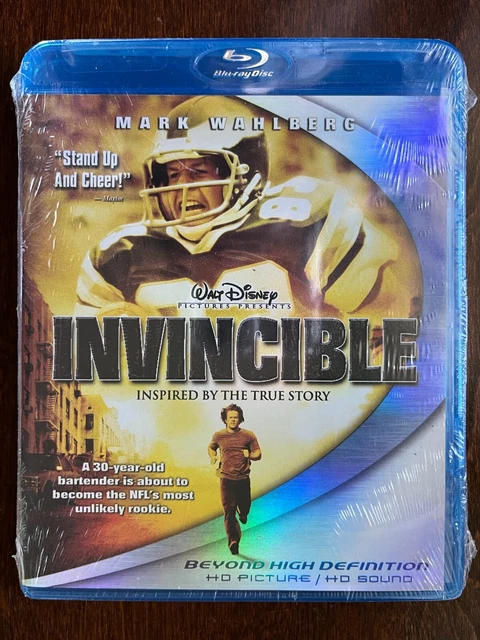WALT DISNEY INVINCIBLE Blu-ray Disc 2 Disc Set 2006 Mark Wahlberg Greg ...