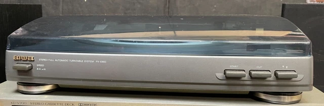 AIWA HI FI Stereo Px E850 Record Deck/Turntable Silver £30.88 - PicClick UK