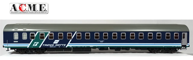 ACME 203.3 FS Carrozza Letti Tipo T2s '75 "TRENO NOTTE", carrelli MD ...
