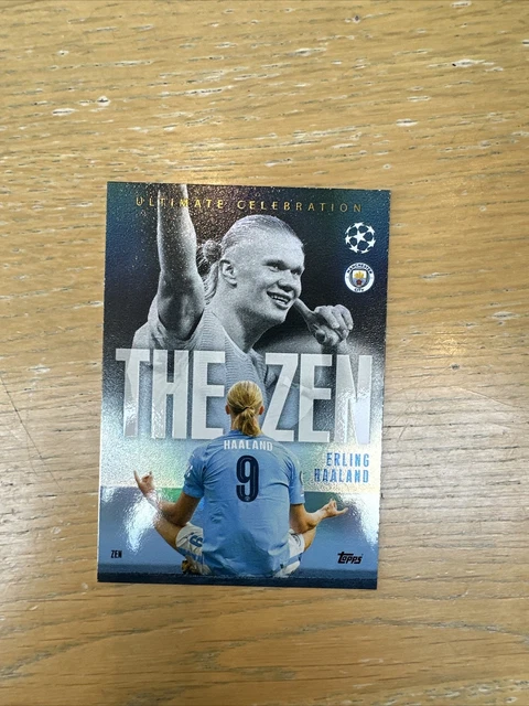 MATCH ATTAX 23/24 Erling Haaland The Zen Ultimate Celebration Card £130 ...