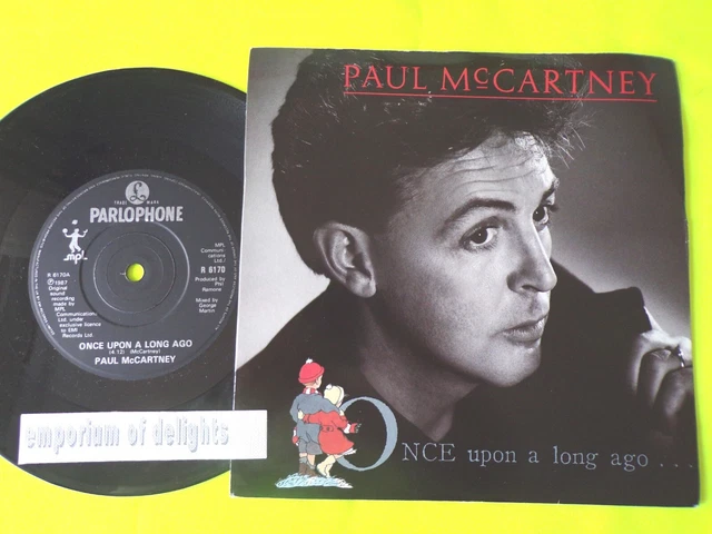 PAUL MCCARTNEY - Once Upon A Long Ago 7 inch vinyl VG+ £2.74 - PicClick UK