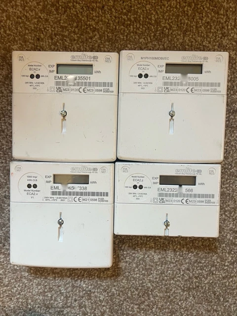 EMLITE ECA2 100A Single Phase Electricity kWh Meter MID Approved - 2024 ...