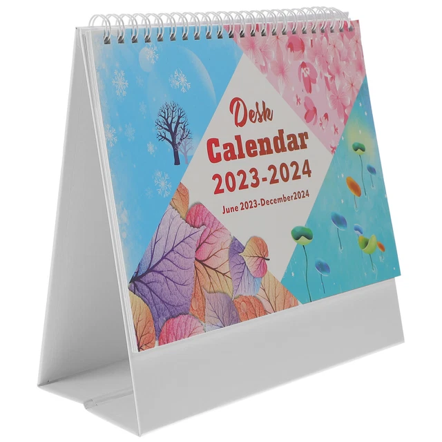 CALENDRIER DE BUREAU 2024 Mini Mural Sous-main Calendriers L'avent EUR ...