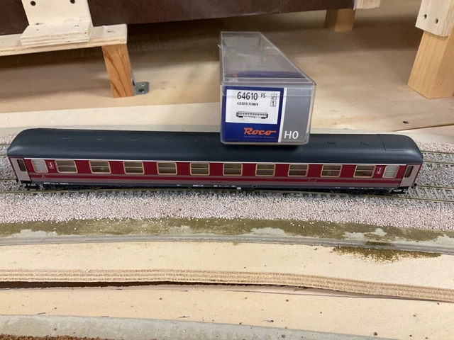 ROCO ART. 64610 Carrozza Fs Uic X Rosso Fegato Di 1^ Classe EUR 45,00 ...