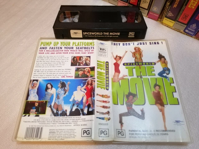 SPICE GIRLS - SPICEWORLD THE MOVIE - VHS VIDEO - Australian 1997 ...
