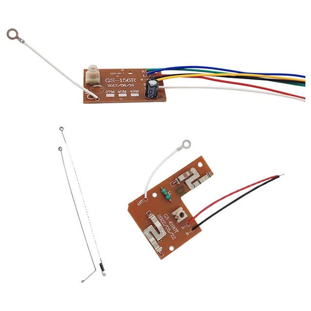 CARTE RÉCEPTEUR D'ÉMETTEURS PCB de Circuit de télécommande 4CH 40MHz pour EUR 6,20 - PicClick FR