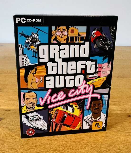 GRAND THEFT AUTO GTA Vice City For PC CD-ROM Complete With Map & Manual ...