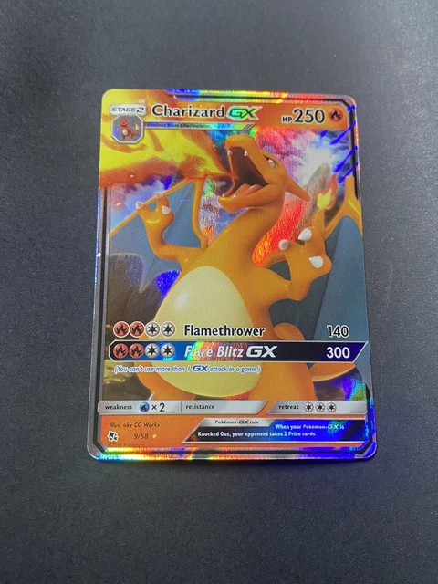 CHARIZARD GX - 9/68 - Pokemon Hidden Fates Sun & Moon Ultra Rare Card ...