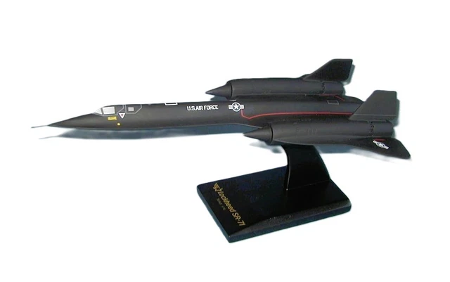 USAF LOCKHEED SR-71 Blackbird Desk Display Supersonic Model 1/72 SC ...