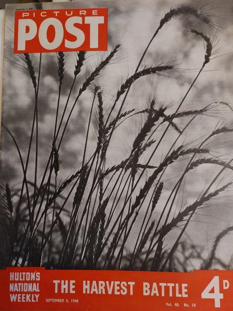 VINTAGE PICTURE POST Magazine 4 SEPTEMBER 1948 Smoking House of Lords ...
