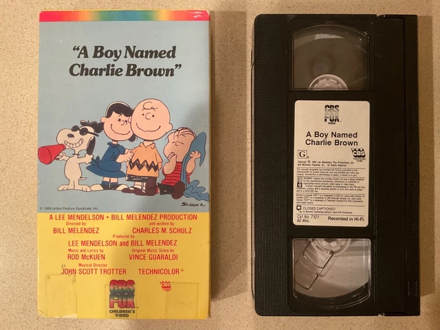 A BOY NAMED Charlie Brown (VHS, 1984, CBS Fox) £17.77 - PicClick UK