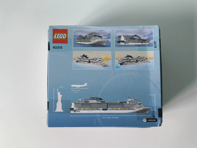 LEGO 40318 MSC Cruise Ship Exclusive Rare Set NEW Sealed Box £36.99 ...