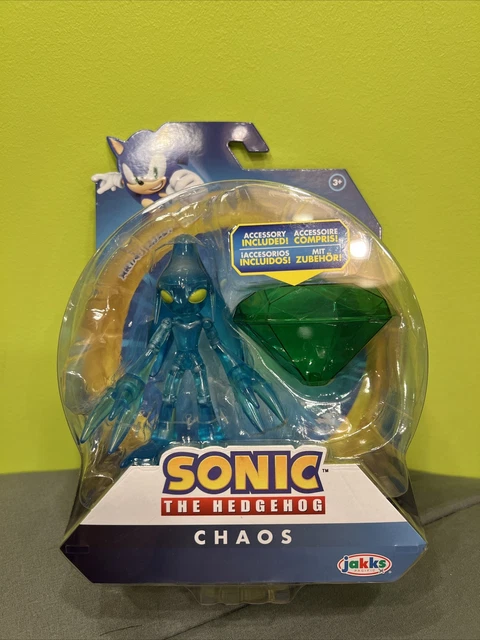 JAKKS SONIC THE Hedgehog CHAOS Action Figure 4" with Master Green ...