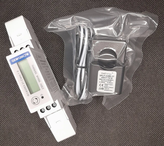 GIVENERGY MODBUS METER + 100A CT Clamp GEM-CT-45/100 £35.29 - PicClick UK