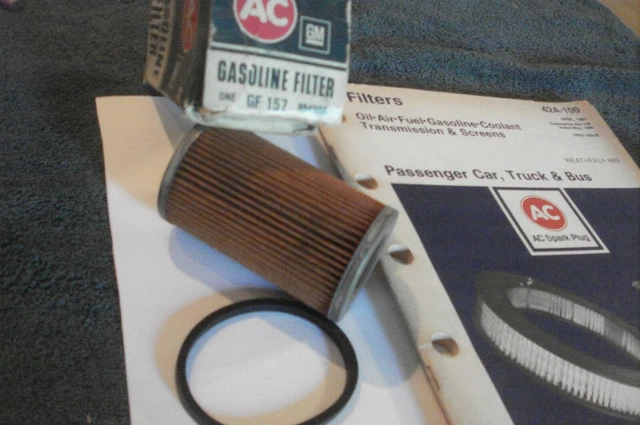 NOS AC FUEL Filter Element 1963-1970 Chevy Trucks 292 327 283 327 350 ...