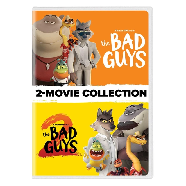 THE BAD GUYS 2-Movie Collection (DVD) Sam Rockwell Kids Cartoon Sealed ...