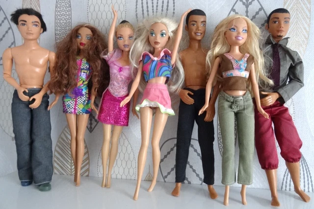MY SCENE BARBIE Doll Bundle X7 Inc Boy Dolls £25.00 - PicClick UK