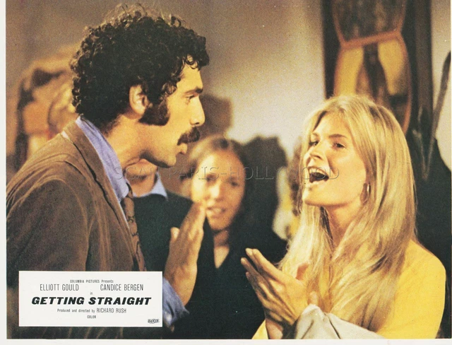 CANDICE BERGEN ELLIOTT Gould Getting Straight 1970 Vintage French Lobby ...