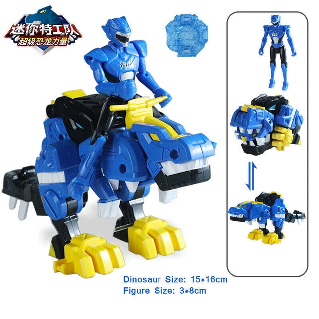 MINIFORCE SUPER DINO TRANS HEAD Volt T-Rex Dinosaur Action Figure Toy ...