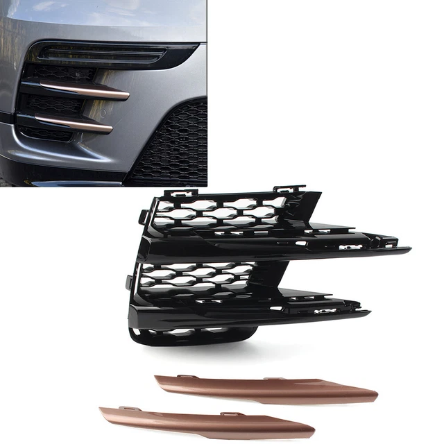 FRONT BUMPER FOG Lamp Grille Cover For Land Rover Range Rover Velar ...