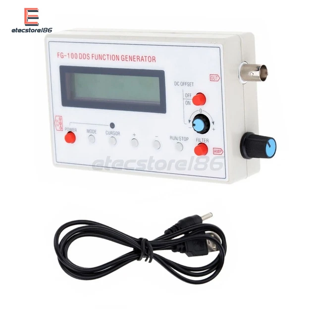 DDS FUNCTION SIGNAL Generator /Sine Square Triangle Wave Frequency 1HZ ...