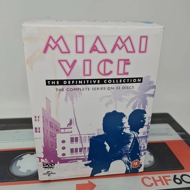 MIAMI VICE DVD Box Set The Complete Series on 32 Discs Definitive ...