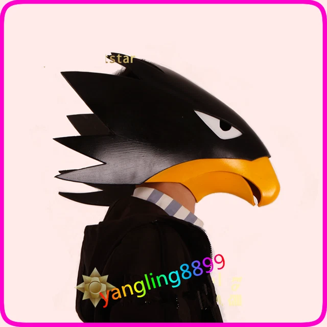 MY HERO ACADEMIA Tokoyami Fumikage Bird Mask Comic Helmet Black Hat ...