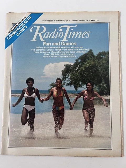 RADIO TIMES 29 July–4 Aug 1978 Commonwealth Games Edition BBC Magazine ...